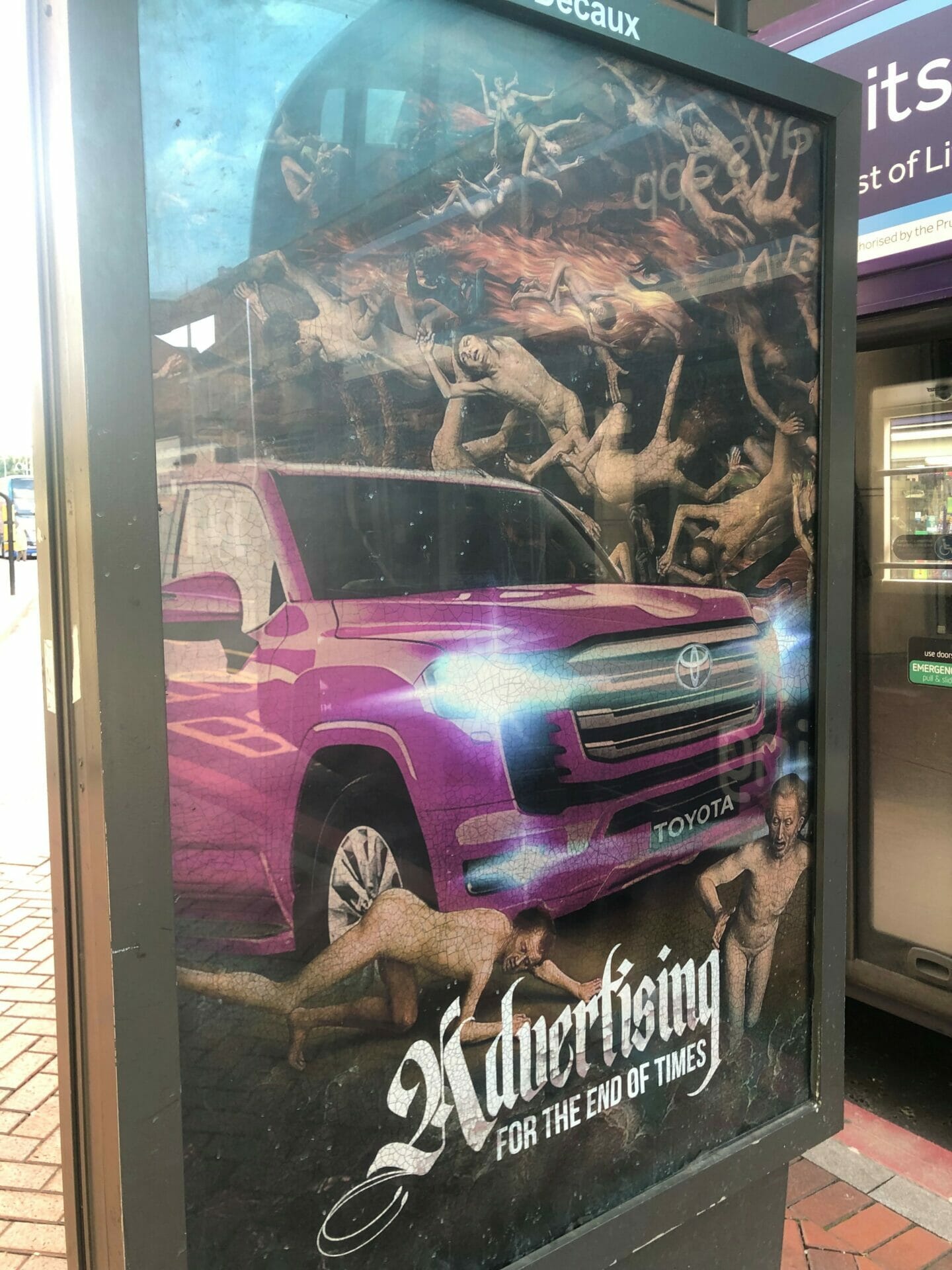Reading bus stops among those targeted by Europe-wide ‘Brandalism ...
