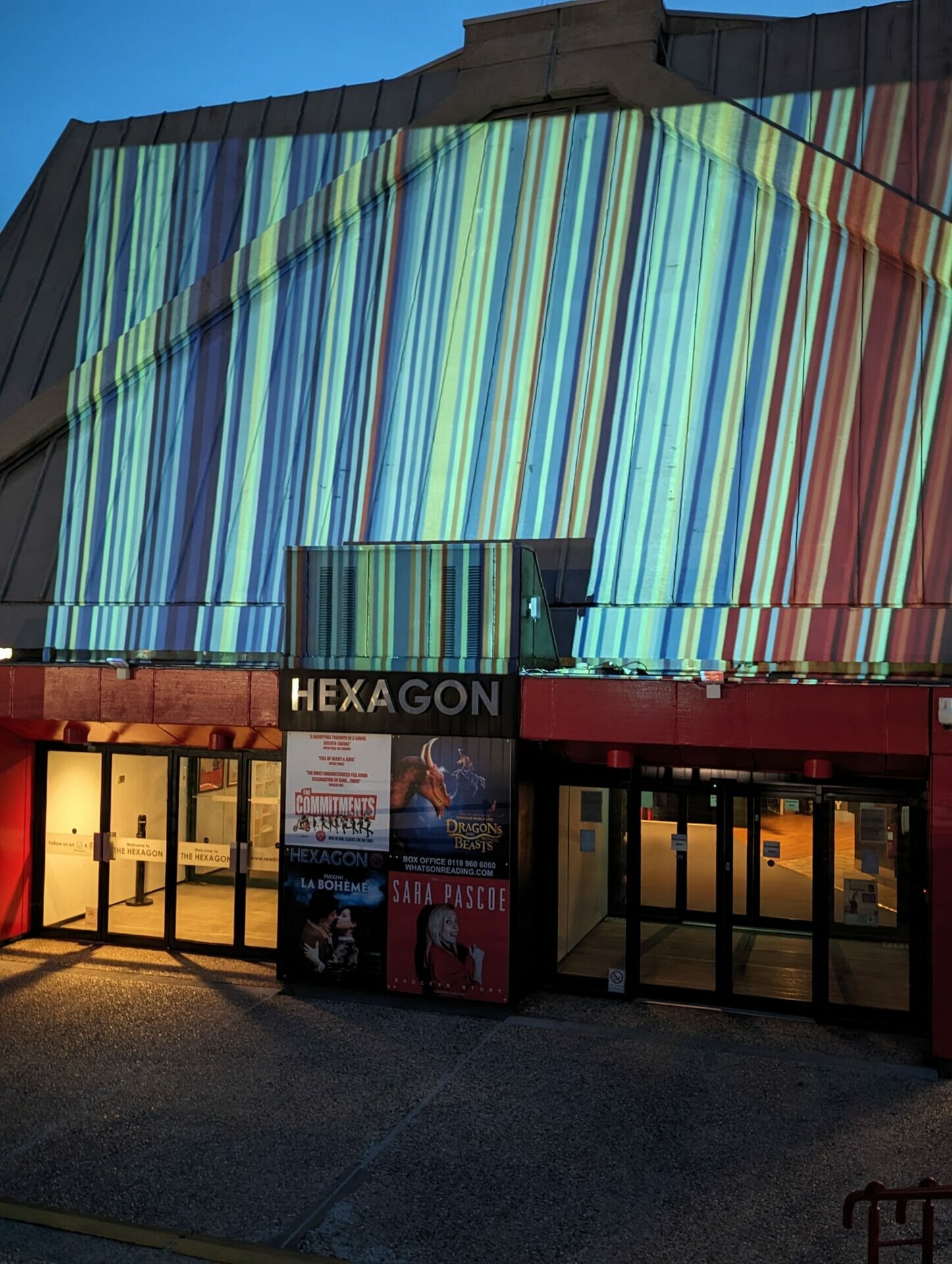 Climate stripes feature on landmarks across the Ding – Reading Today Online