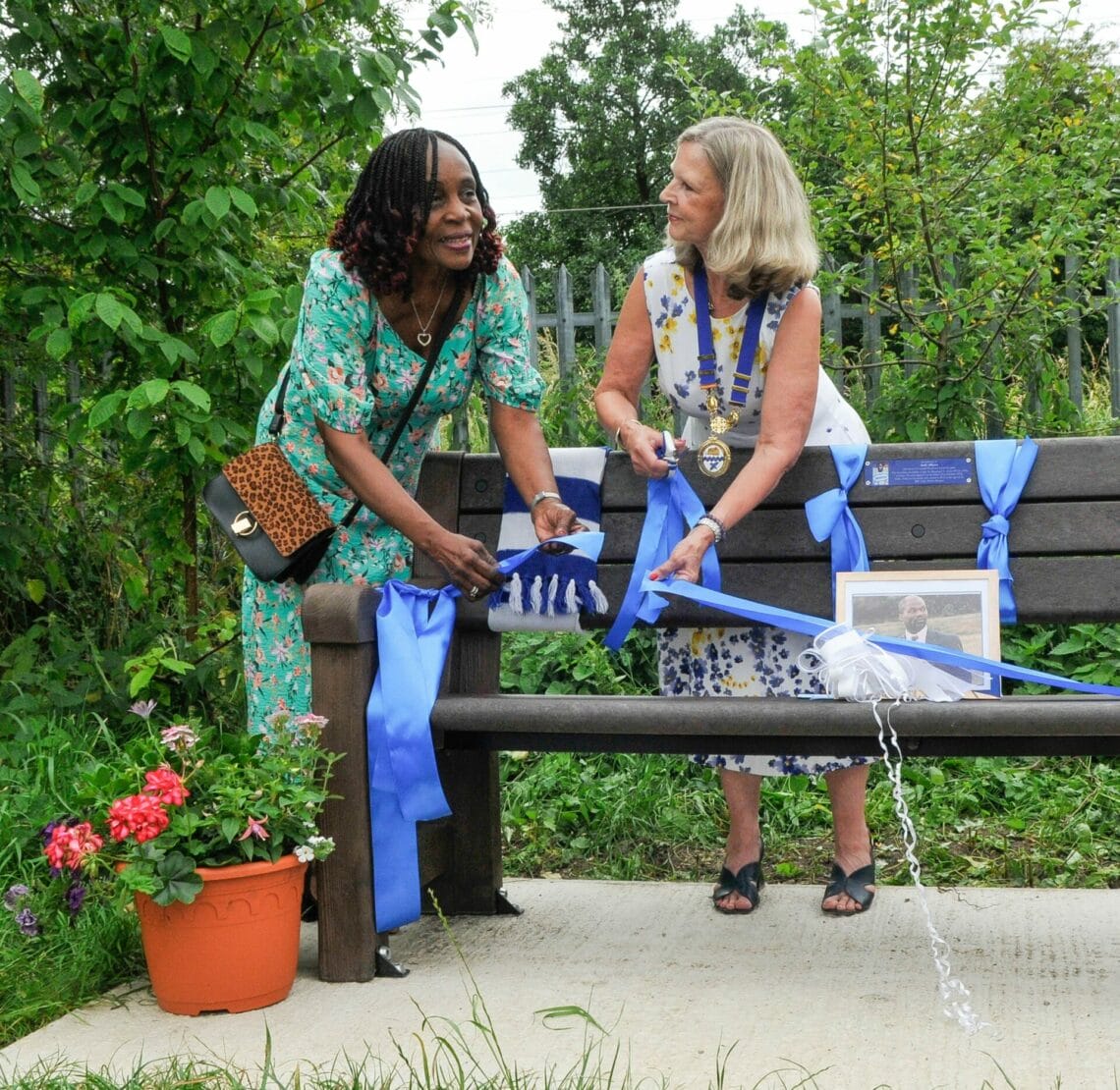 Memorial bench unveiled in memory of Reading FC’s first ever black ...